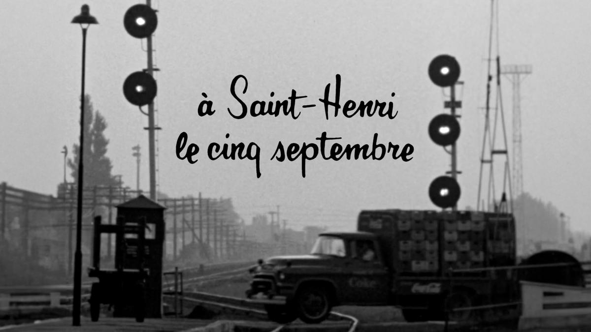 À Saint-Henri le cinq septembre par Hubert Aquin - ONF